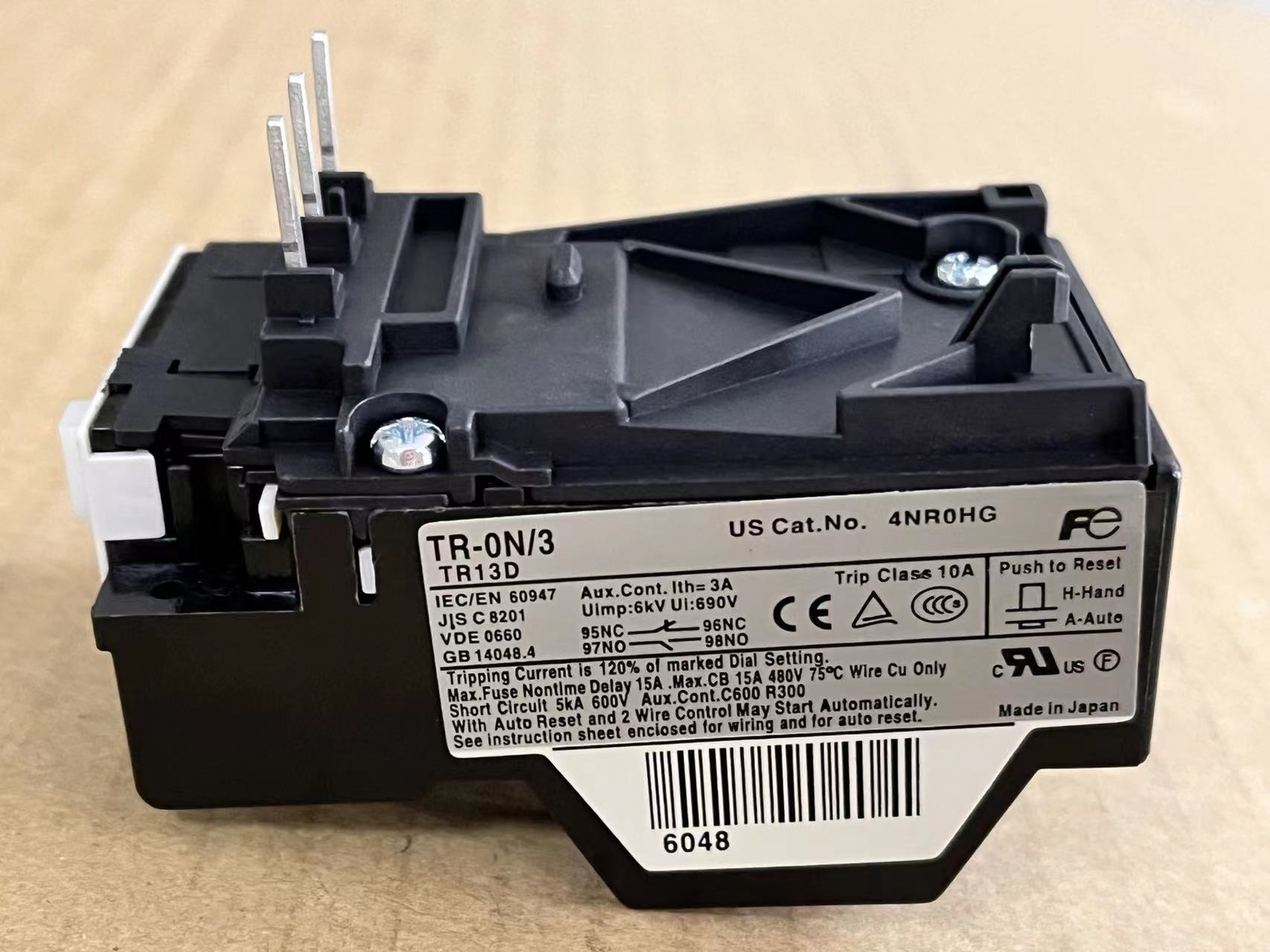 Fuji Electric Tr-on/3 Tr13d Overload Relay for sale online | eBay