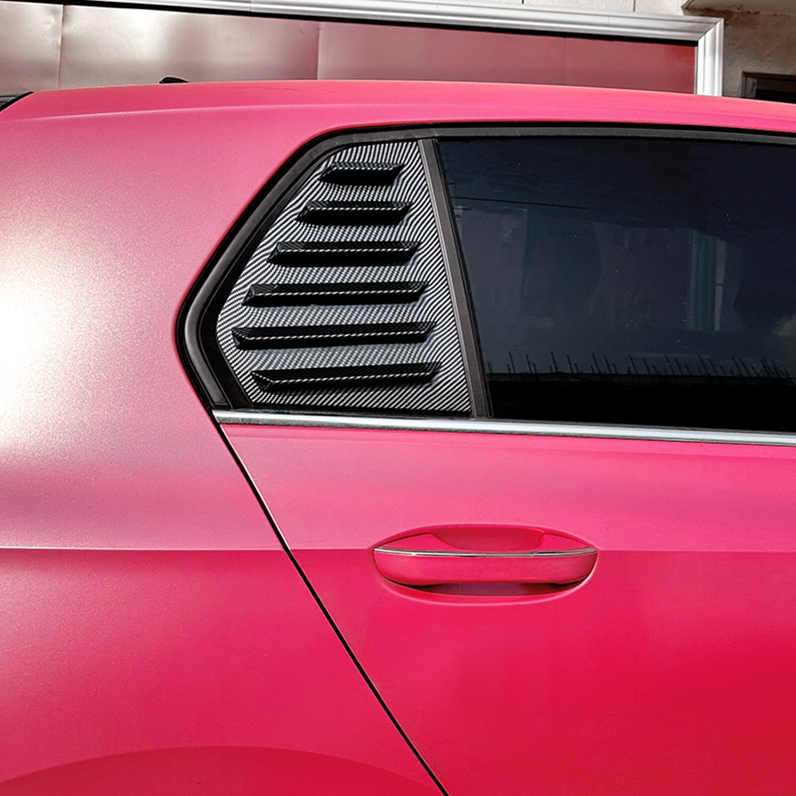 Rear Side Window Louver Shutter Grille Cover For Volkswagen Golf 8 MK8 ...