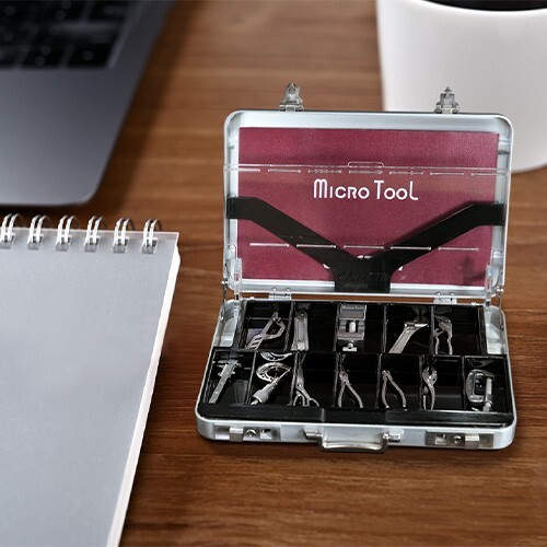 12 Types Micro Tool Set Miniature Collectibles Attaché Case Dad Gift ...