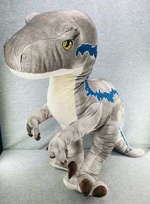 JURASSIC WORLD 40” - Raptor Blue Stuffed Plush Velociraptor Jumbo XL ...