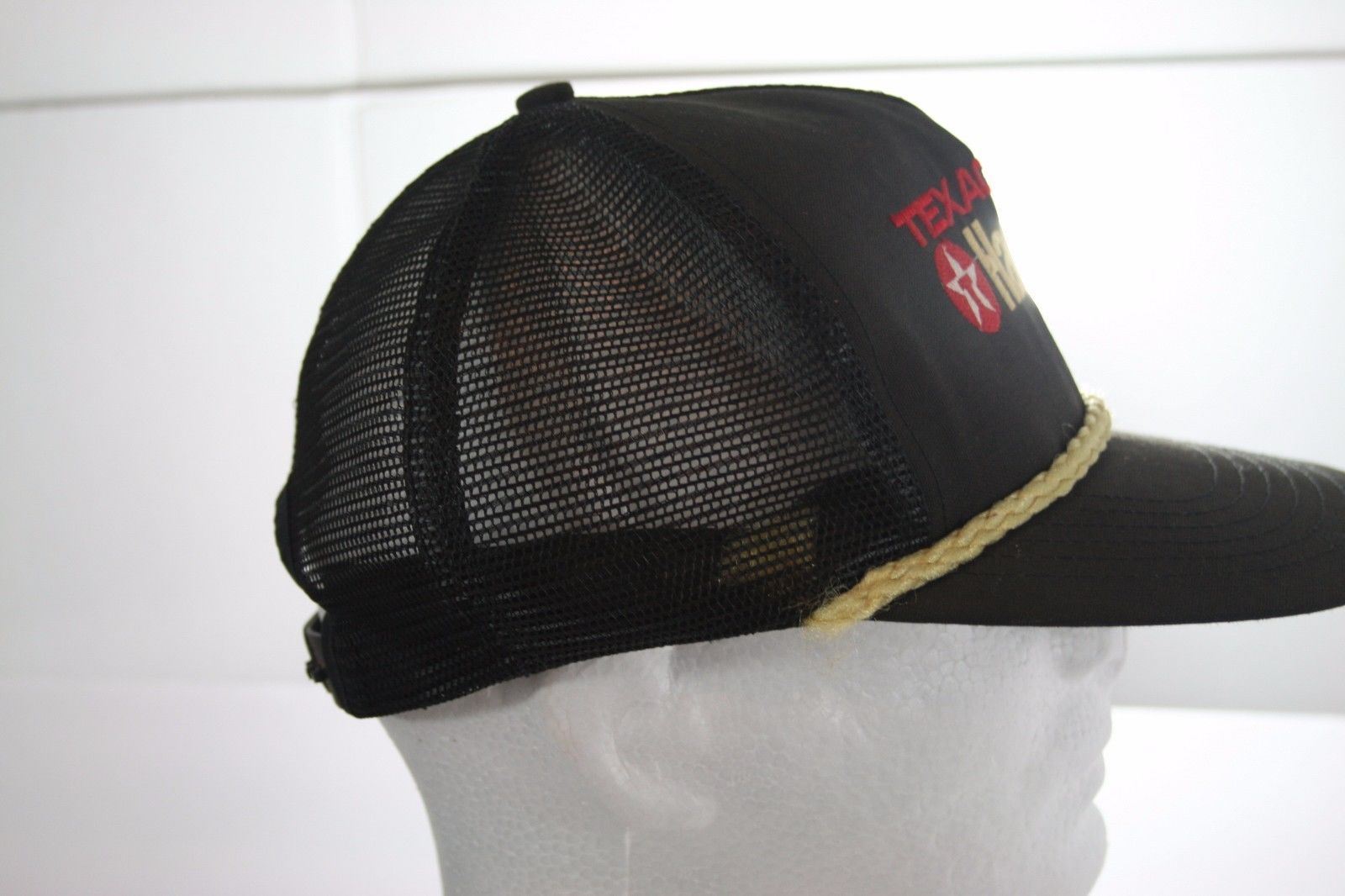 Vintage 1970s Texaco Havoline Racing Trucker Hat Black Snapback Cap ...