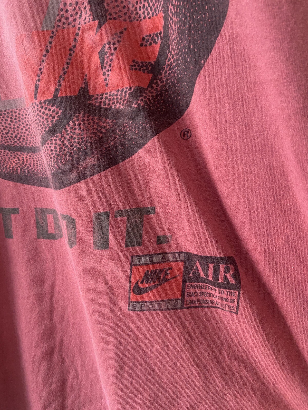 Vintage Nike Swoosh Logo Team Sports Art Bootleg 90’s… - Gem