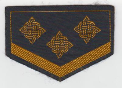 CROATIAN ARMY OLD CROATIAN GROUND FORCES RANKS, STAFF SEARGE BREAST ...