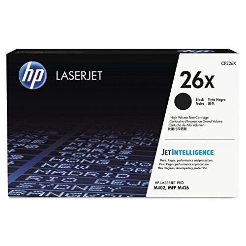 NEW! Factory-Sealed! Black HP 26X LaserJet Toner Cartridge • High Yield ...