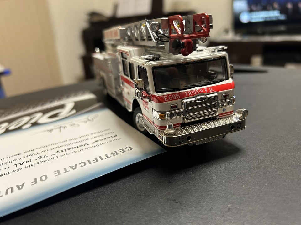 1:50 Scale TWH Collectibles Frisco Fire Dept, TX Ladder E606 Pierce ...