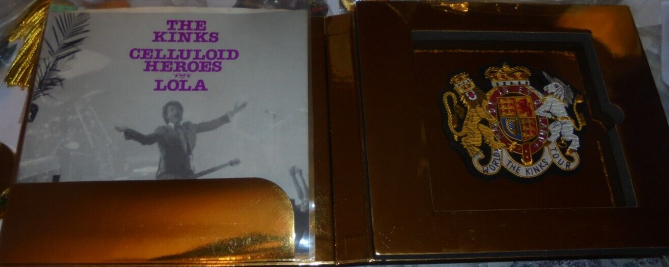 The Kinks Davies LOLA CELLULOID HEROS 45 Record World Tour Concert ...