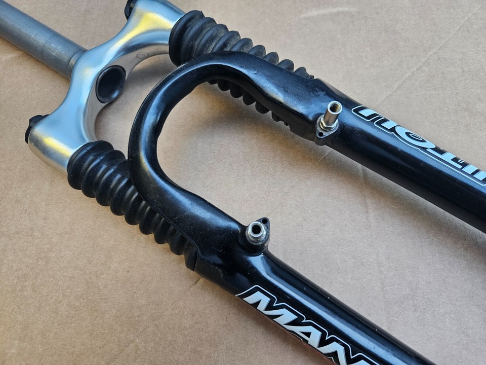 Vintage Manitou SX TPC Mountain Bike Front Fork 1-1/8" Steerer Disc or ...