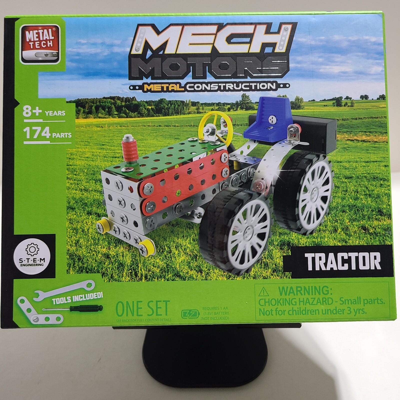 Mech Motors Metal Construction Kit • Tractor. S•T•E•M Engineering-Metal ...