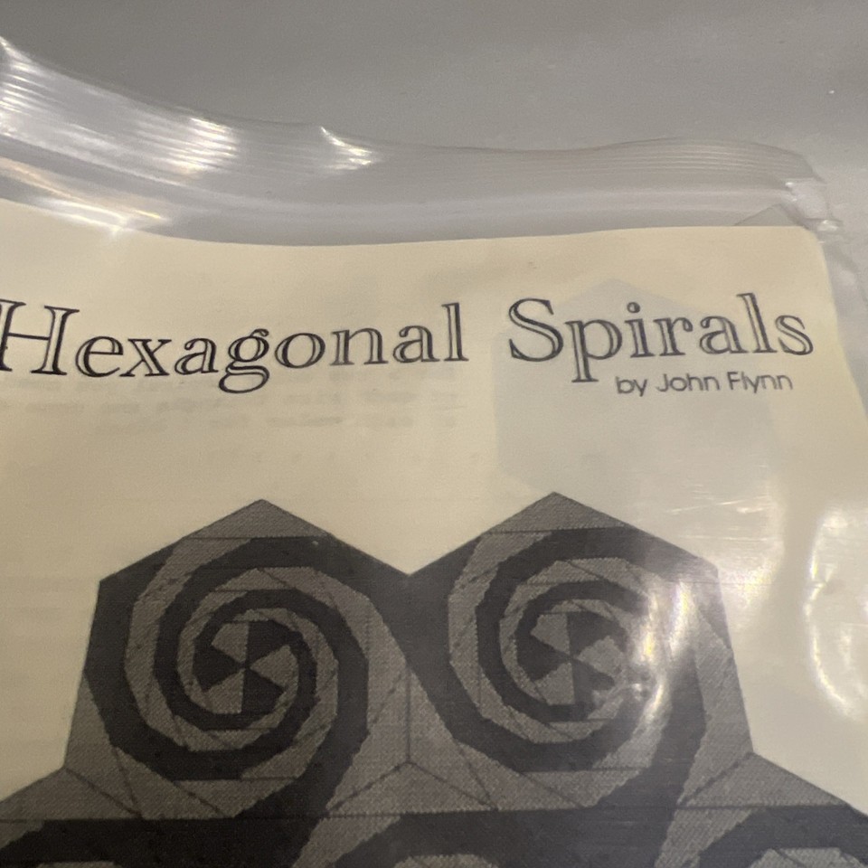 John Flynn Acrylic Template Set Hexagonal Spirals New In Package Made ...