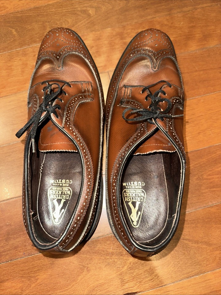 British Walkers Custom Made In USA Men Dress Shoes Size 12 | eBay