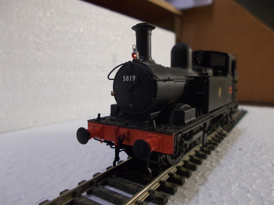 HATTONS 14XX 0-4-2 5819 BR BLACK WEATHERED DCC SOUND WORKING LAMP BOXED ...