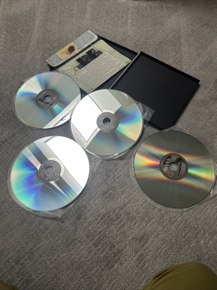 Laserdisc Lot 4 Films DTS and Criterion Mix Se7en Vertigo Polyester ...
