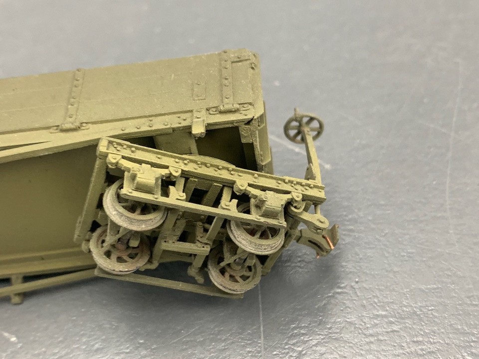 1:43 7MM On2 WDLR Class D bogie open wagon RTR O3484 | eBay