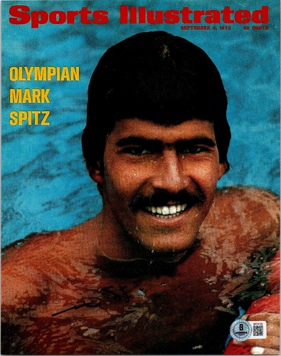 MARK SPITZ SIGNED 8X10 PHOTO BECKETT BAS COA USA OLYMPIC SWIMMER 1 | eBay