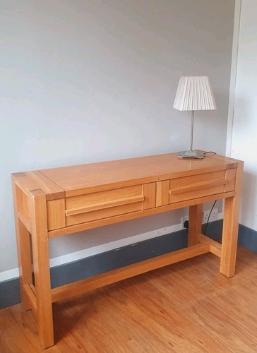 Modern wood hallway side console table. Nice craftmanship. Style of ...