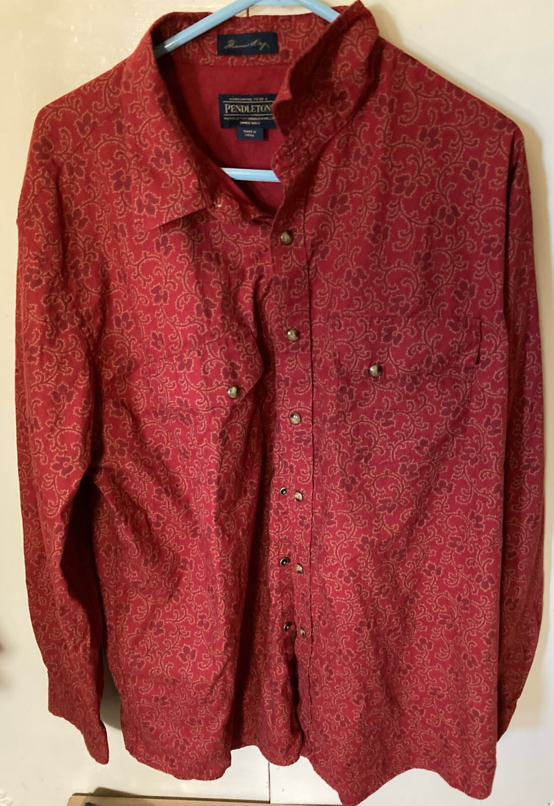 PENDLETON Thomas Kay Collection Western Snap Long Sle… - Gem