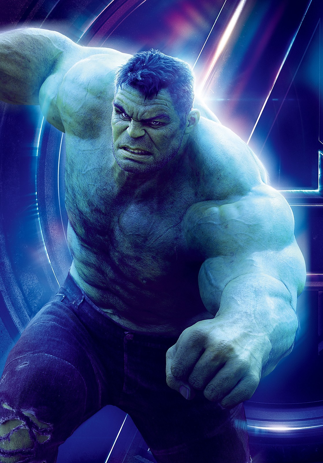 AVENGERS INFINITY WAR TEXTLESS CHARACTER POSTER BRUCE BANNER HULK MARK ...