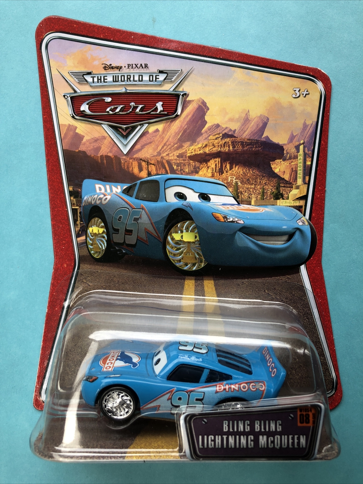 Bling Bling Dinoco McQueen Blue - Disney Pixar Cars1 (2007)- World of ...
