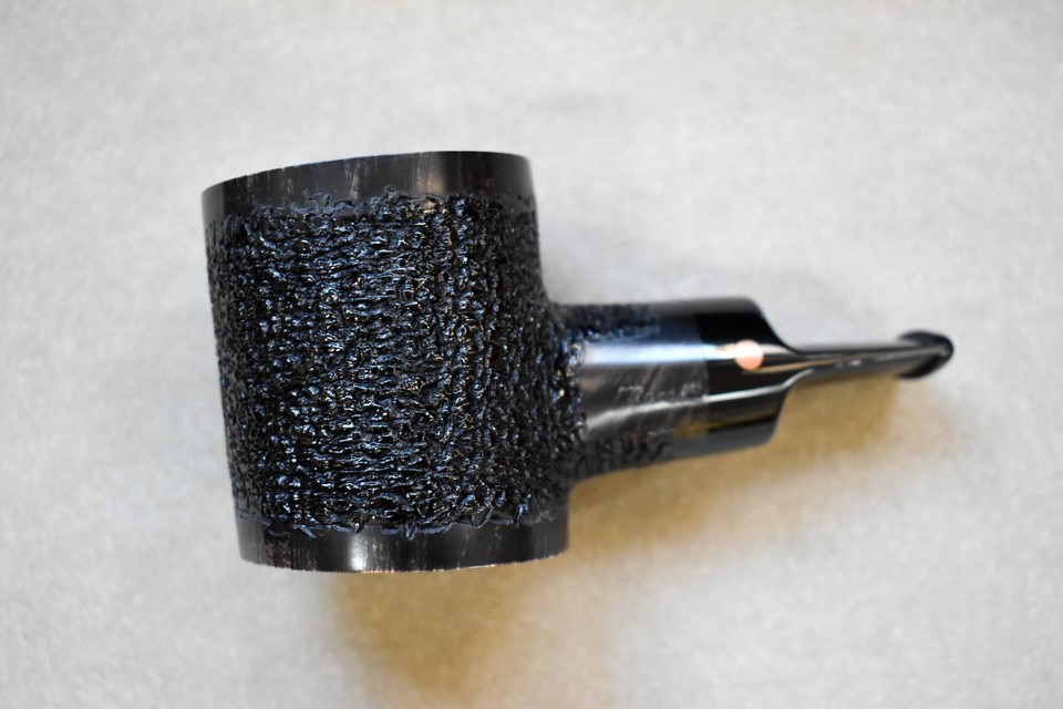 Moretti Pipe Black Rusticated Poker Freehand | eBay