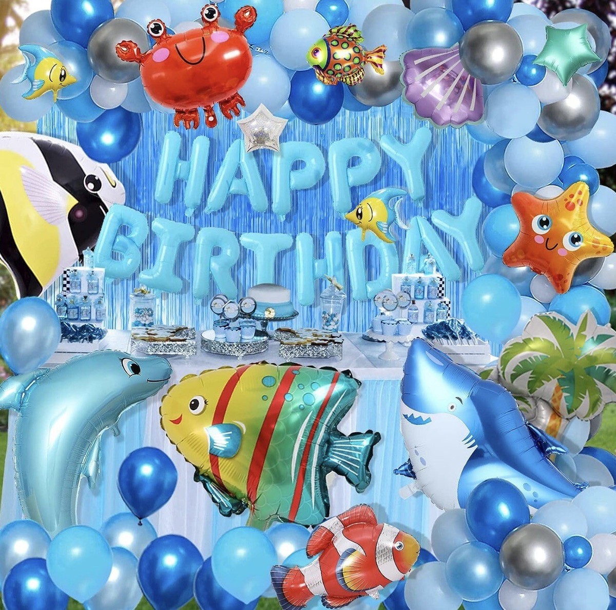 Ocean Themed Birthday Party Ideas Beach Party Inspiration | Teen Party