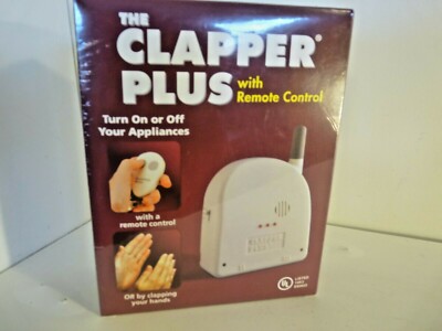 The Clapper Plus with Remote Control Clap Hands Safety Sound On Off New ...