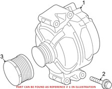 Genuine OEM Bosch Alternator for 2015-2019 MERCEDES BENZ *0009067703 ...