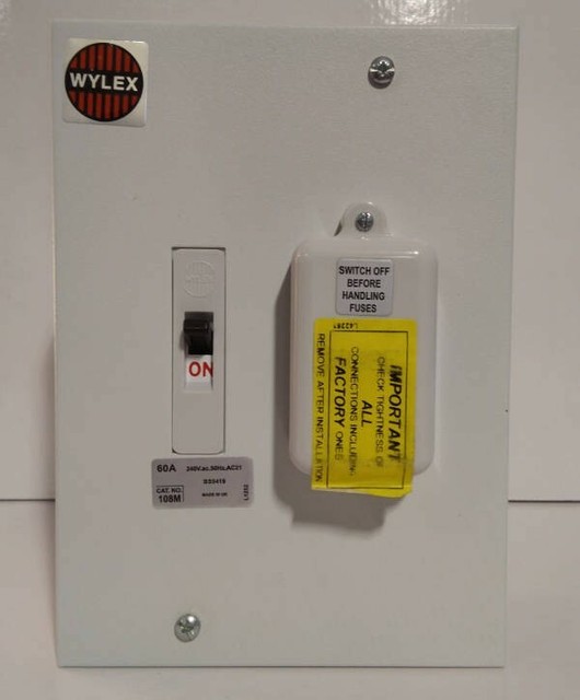 Wylex 60amp Metal Clad Switch Fuse 108M for sale online | eBay