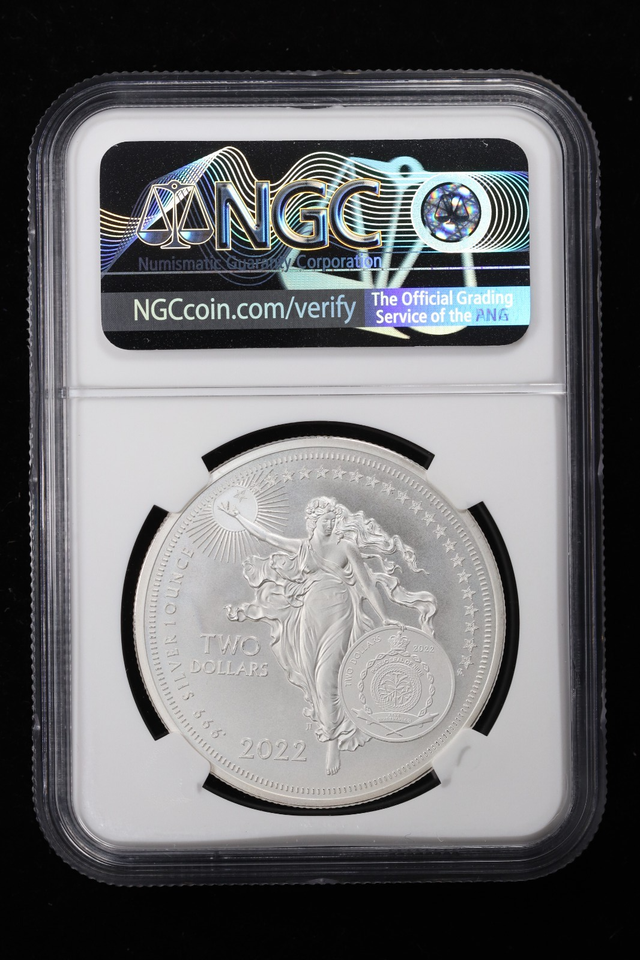2022 $2 Isaac Newton Icons of Inspiration 1oz Silver Coin NGC MS70 | eBay