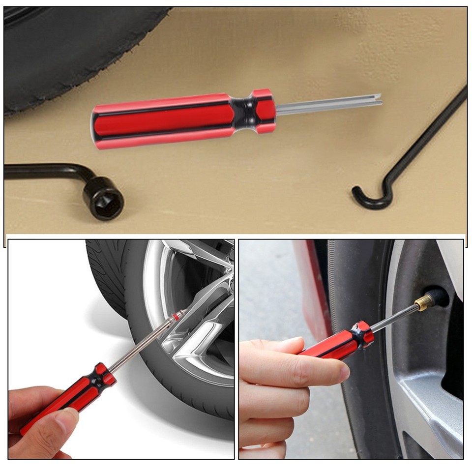 6 Pcs Valve Core Installation Tool Tire Kit Auto Repairing Remover ...