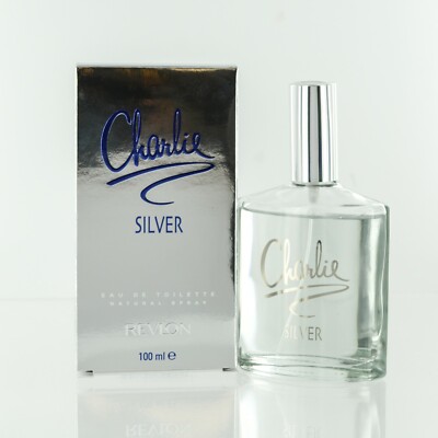 Charlie Silver by Revlon Eau De Toilette Spray 3.4 Oz For Women NEW IN ...
