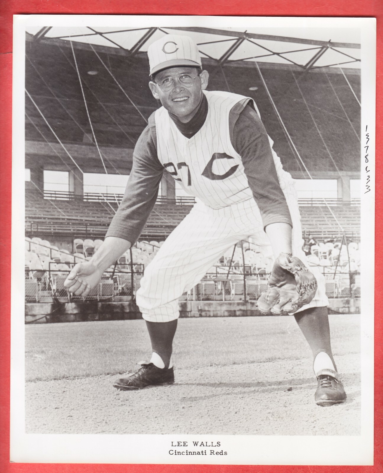 1960 CINCINNATI REDS TEAM ISSUE 8 X 10 GLOSSY LEE WALLS | eBay