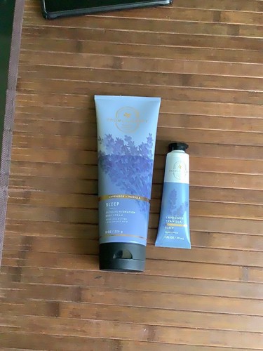 Bath and Body Works Sleep Lavender Vanilla Body Cream and Hand Cream ...