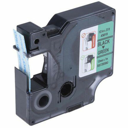 Dymo DYM45019 LabelPoint 200 D1 Label Tape, 1/2" x 23 ft, Black on ...