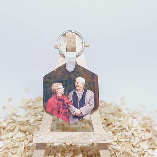 Personalised Full Photo Keyring Single Sided or Double Sided Perfect ...