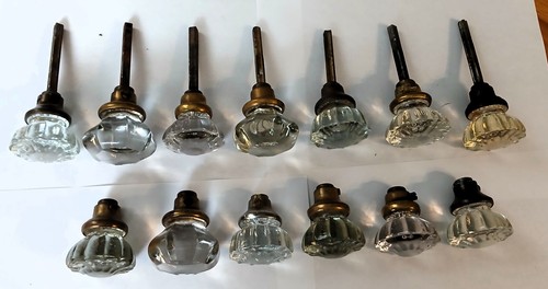 Lot of 13 Vintage Antique Glass Doorknobs All Different - Assorted Door Knobs | eBay