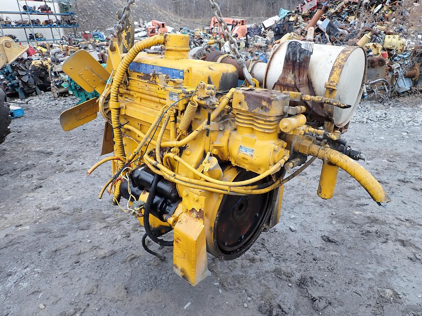 Detroit Diesel 4-53T Turbo Engine RUNS MINT! VIDEO! 453T BYPASS BLOWER ...