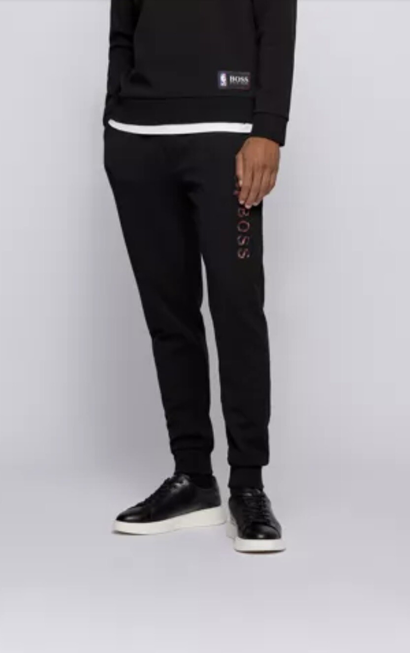 Hugo Boss Tracksuit bottoms in cotton with contrast tape 50452291 403 ...