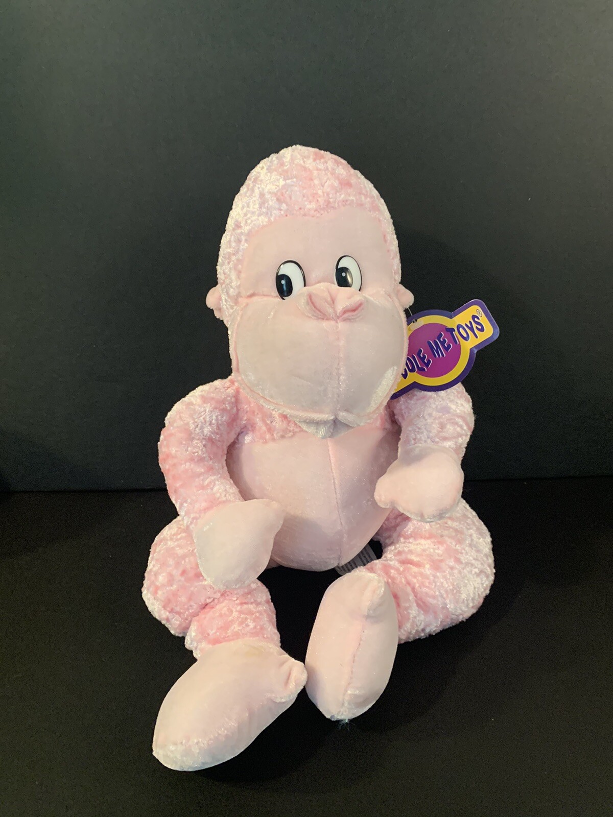 Kuddle Me Toys Pink Gorilla Monkey Plush Stuffed Animal 10” New With ...