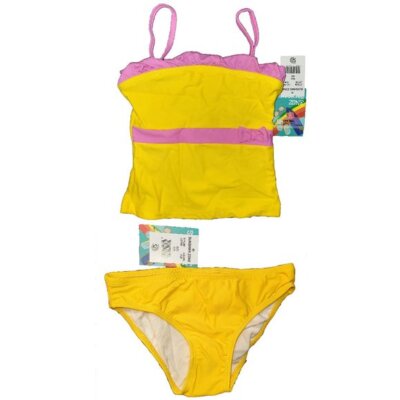 Sunshine Zone Swimsuit, Girl 5/6 Yellow Swim Suit, 2 Piece Bathing ...