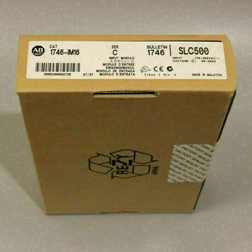 1 PCS New Factory Sealed AB 1746-IM16 / C SLC 500 PLC INPUT MODULE In ...