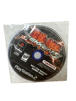 Tekken 5 “Not for Resale Demo Disc”(PlayStation 2 PS2, 2005) Disc Only ...