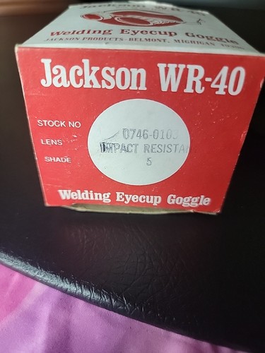 Vintage Jackson WR-40 Welding Eyecup Goggles Steampunk Motorcycle Green ...