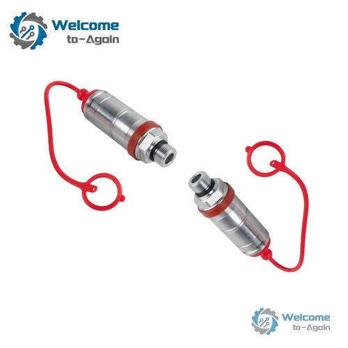 2 Hydraulic Female Quick Release Coupling Fit John Deere 6200 6300 6310 ...