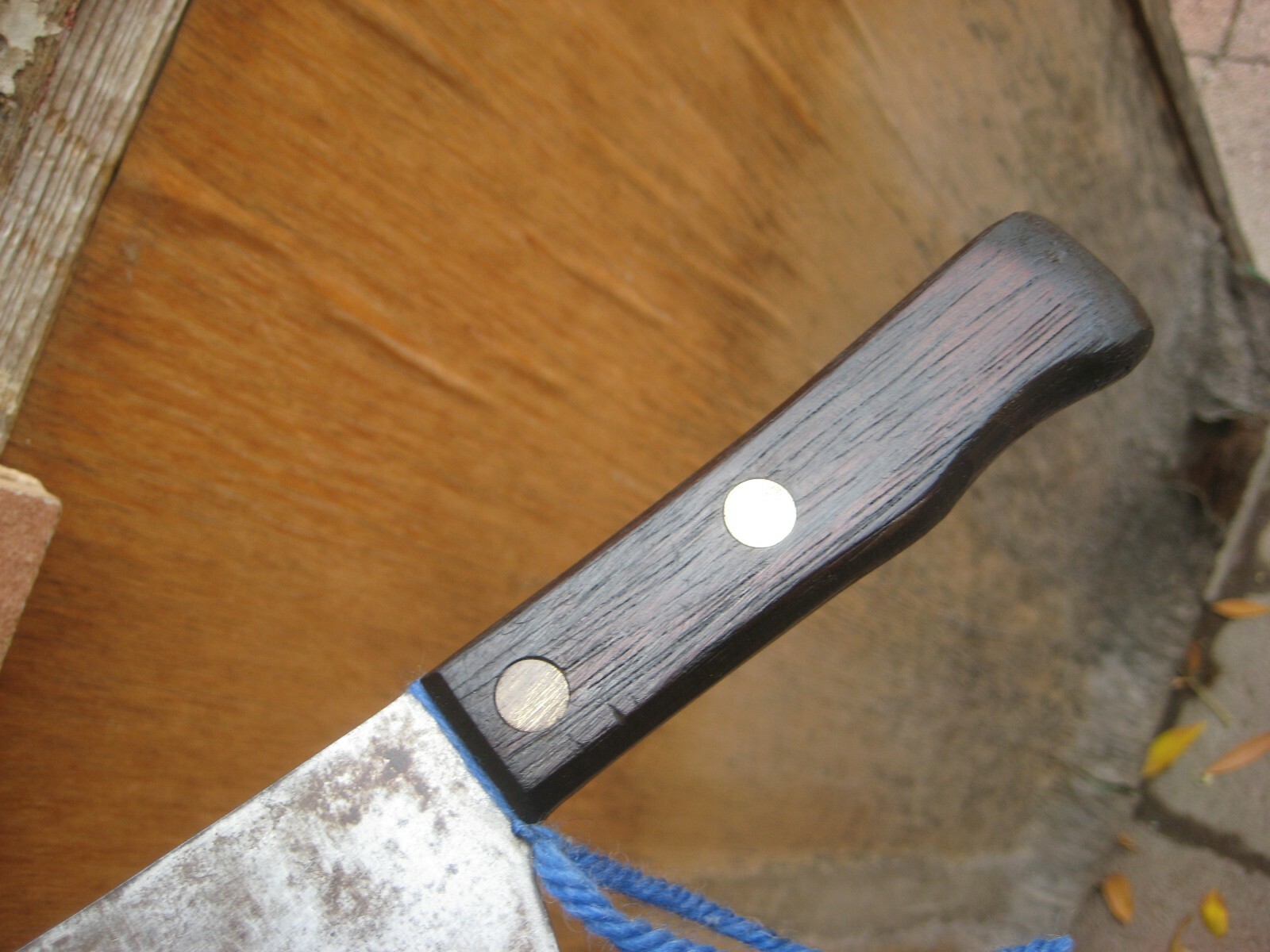 Vintage 4 1/2" Blade x 5 oz. Wt. DIAMOND TESTED ** Small Light Cleaver ...