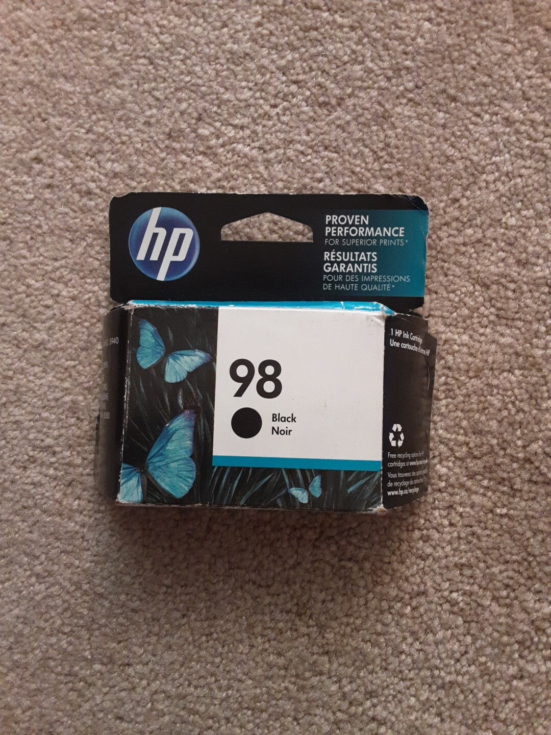 HP 98 Inkjet Print Cartridge - Black | eBay