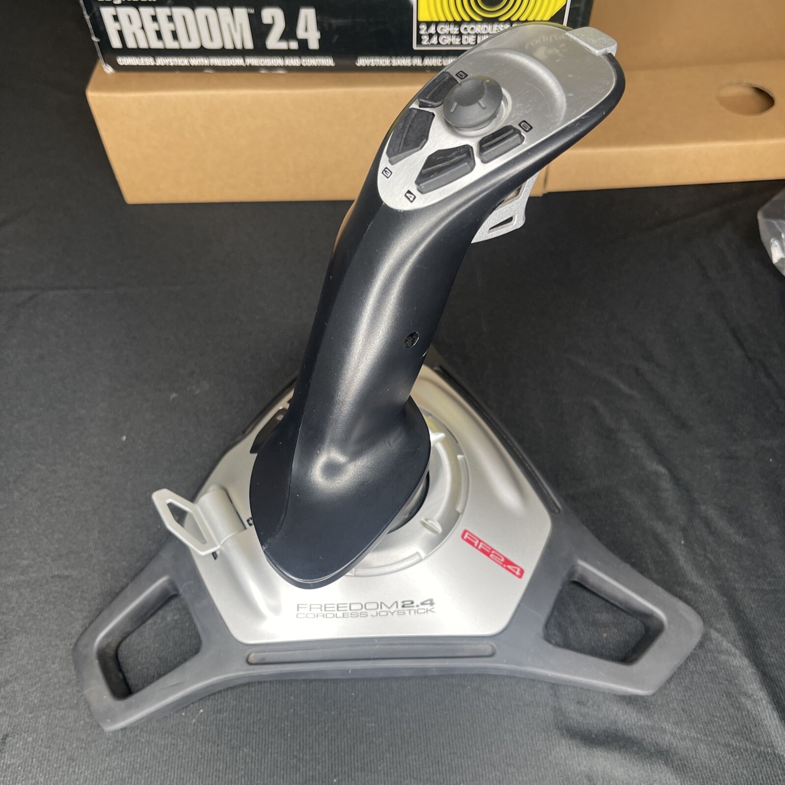 MINT CIB Logitech Freedom 2.4 GHz Wireless PC/ MAC Joystick & Receiver ...