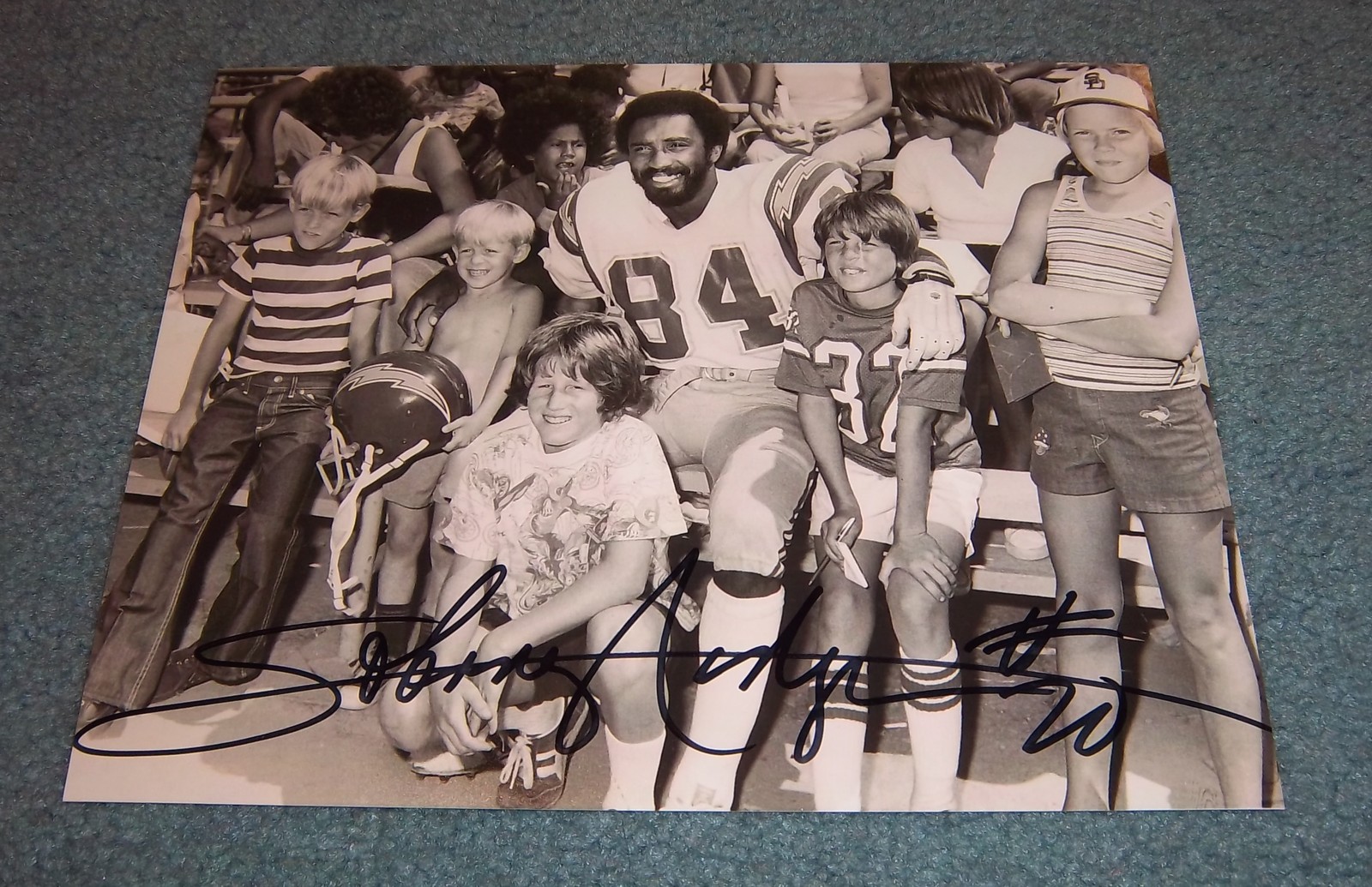 San Diego Chargers Johnny Rodgers Signed Autographed Photo Nebraska ...