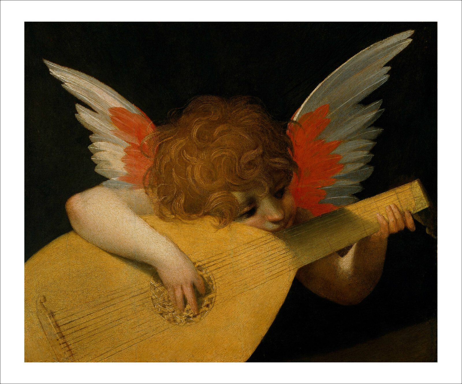 Fiorentino Angel Playing the Lute fine art print poster gallery wall ...