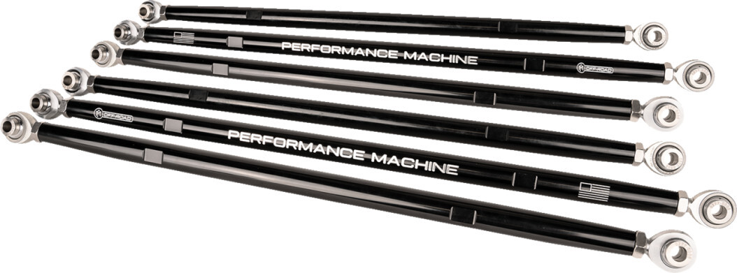 Performance Machine - 0222-2003-BM - Radius Rods, Black Contrast Cut ...