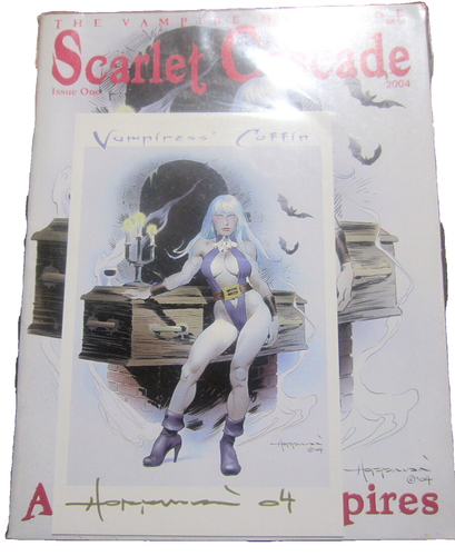 Scarlet Cascade The Vampire Magazine #1 Mike Hoffman Signed Insert 2004 ...